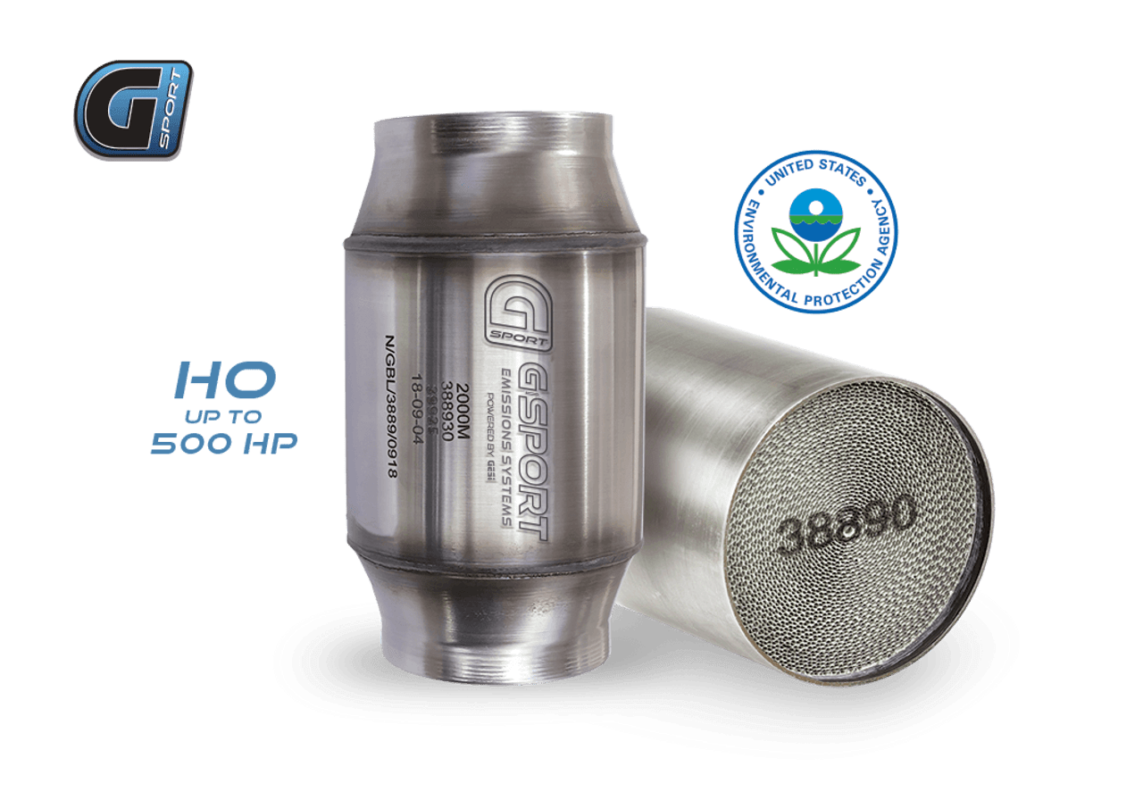 G-Sport Universal Einschweiss Katalysator Gen2 500-850PS 4" Inlet ...